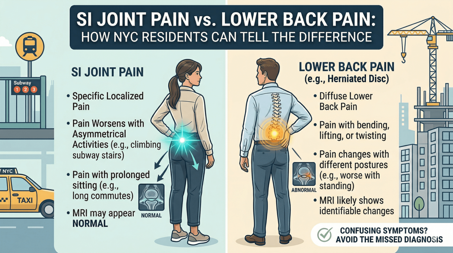 SI Joint Pain vs. Lower Back Pain: How NYC Residents Can Tell the ...